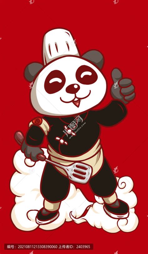 熊猫形象 动漫卡通 设计素材 设计模板 汇图网www huitu