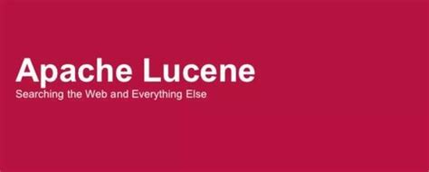 开源搜索技术的核心引擎 —— Lucene 知乎