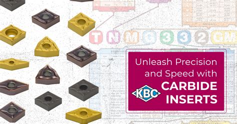 Unleash Precision And Speed With Carbide Inserts Kbc Tools And Machinery