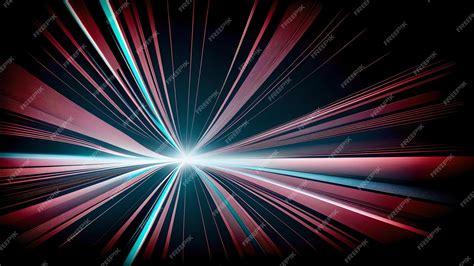 Premium Photo Photo Of A Minimalist Abstract Art With Intersecting Red And Blue Lines On A