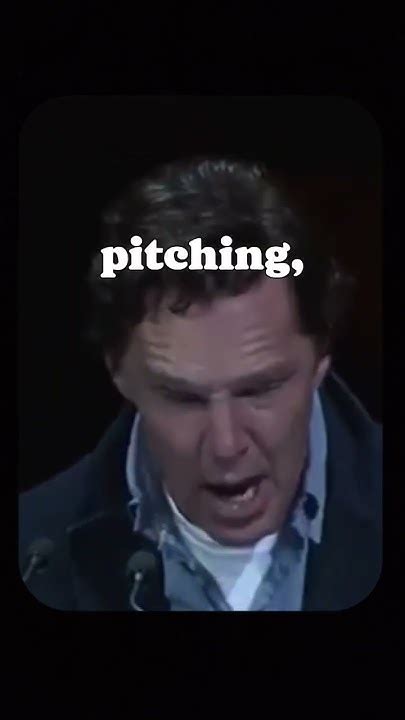 Stop Thinking And Just Do It Speech By Benidith Kumberbatch Youtube