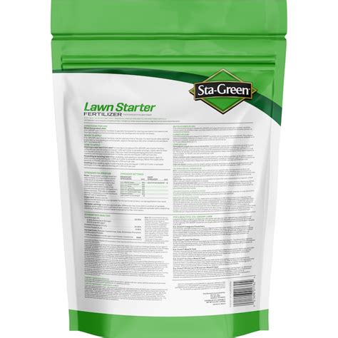 Sta Green 36 Lb 1000 Sq Ft 18 24 6 Lawn Starter Fertilizer In The Lawn