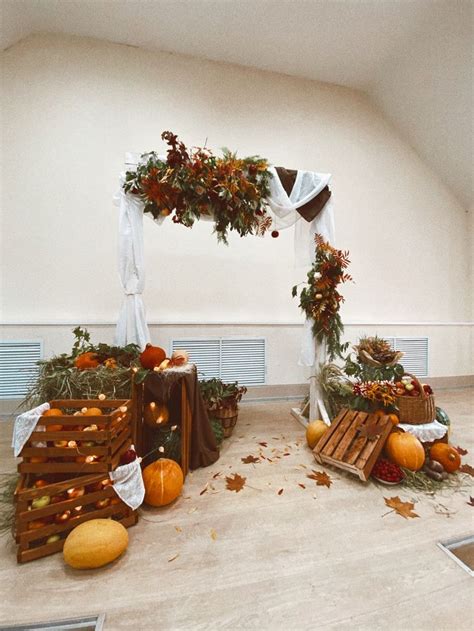 Осенний декор Осенний декор Осенние украшения Праздник урожая