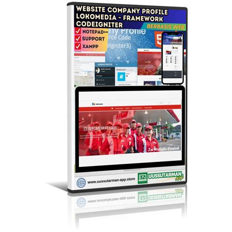 Jual Source Code Full Website Company Profile Lokomedia Framework