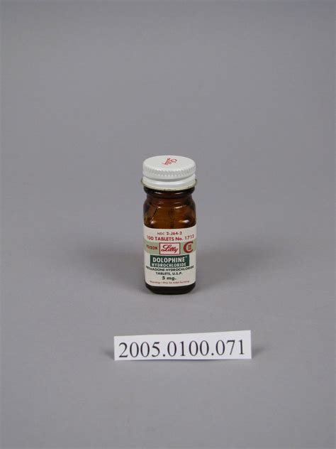 Dolophine Hydrochloride National Museum Of American History