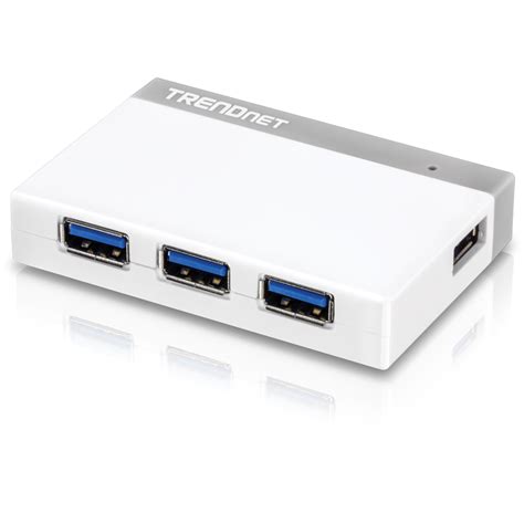 Hub De Usb A 30 A Usb A De 4 Puertos Con Adaptador De Corriente
