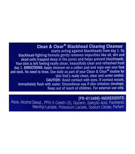 Clean And Clear Blackhead Clearing Cleanser 200ml Venus Cosmetics
