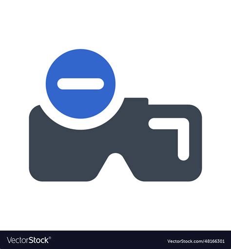 Remove Vr Icon Royalty Free Vector Image VectorStock