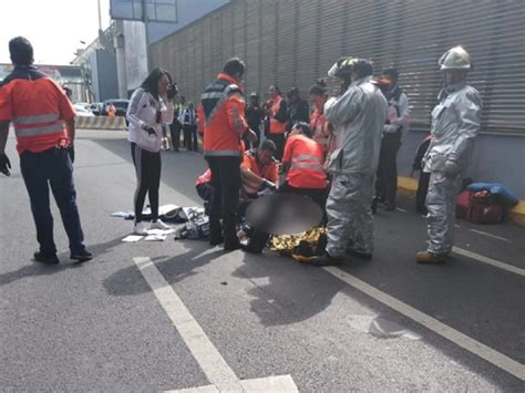 El Trágico Momento En El Que Un Hombre Se Lanza De Un Puente Peatonal
