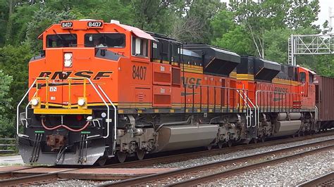 New Bnsf Emd Sd70aces In St Denis Youtube