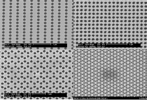 Scanning Electron Micrograph Of Superconducting Nb Film With Four Download Scientific Diagram
