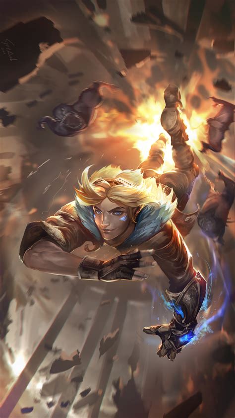 Ezreal League Of Legends 4K 7690e Wallpaper PC Desktop