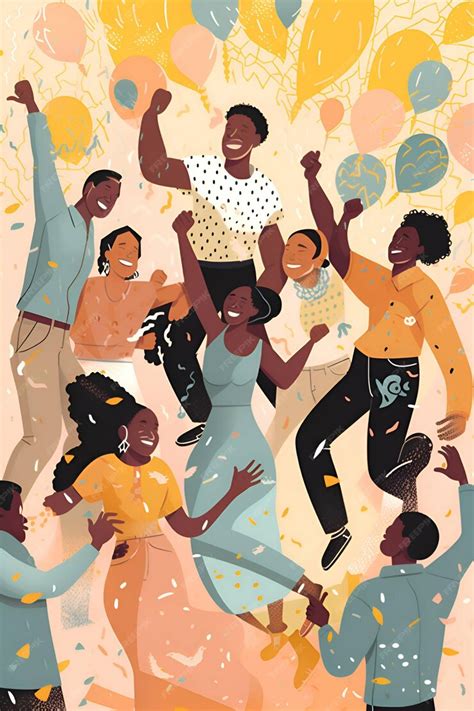 Premium Ai Image African Americans Dancing And Celebrating