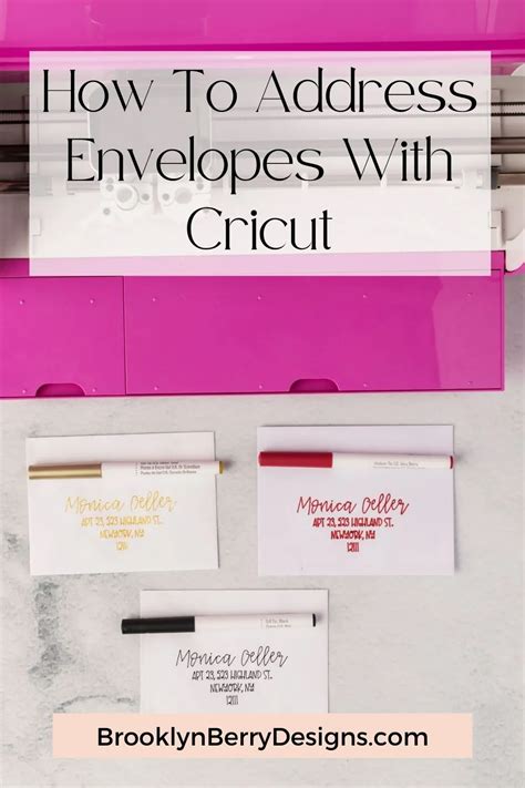 How To Address Envelopes With Cricut Addressing Envelopes How To Use Cricut Envelope Writing