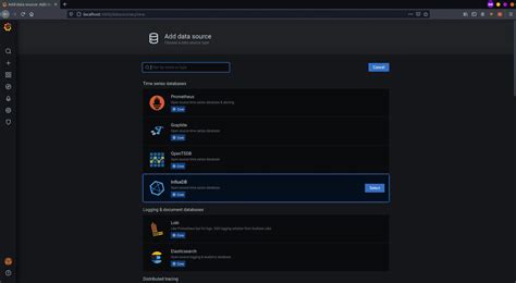 monitoring geth with influxdb and grafana