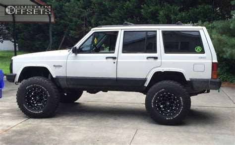 12 1996 Cherokee Jeep Suspension Lift 45 Fuel Lethal Black Super