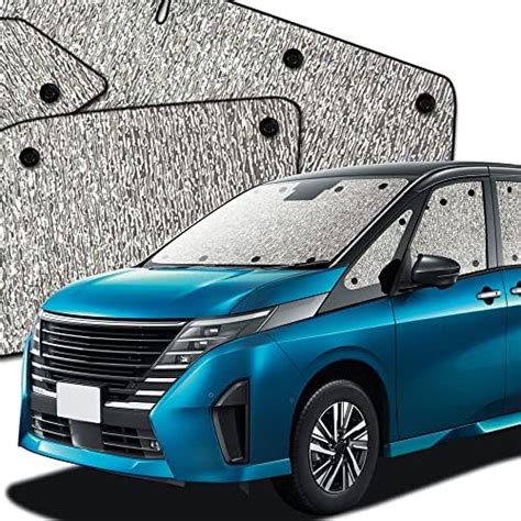 Amazon 趣味職人 サンシェード シームレスサンシェード 新型 セレナ C28系 Serena 車用 カーテン 車中泊 カーフィルム