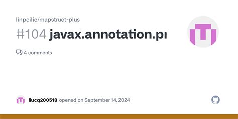 Javax Annotation Processing FilerException Issue Linpeilie Mapstruct Plus GitHub