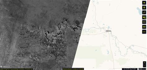 Gerg On Twitter Radarsat Image Of Floodwater Starting To Reach The