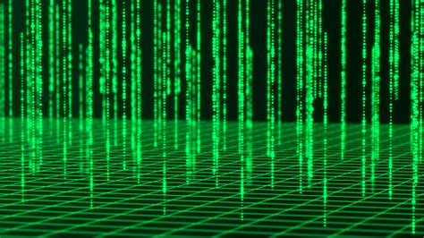 Digital Background Big Data Hacker Concept Abstract Matrix Computer