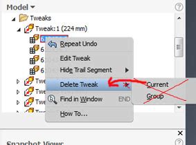 Removing A Part From A Tweak Autodesk Community