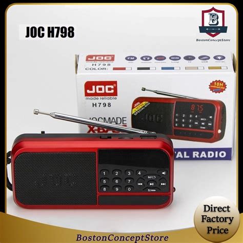 BOSTON 2020 JOC H798 / H988BT Bluetooth Radio Design Rechargeable USB ...