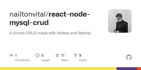 Github Nailtonvital React Node Mysql Crud A Simple Crud Made With
