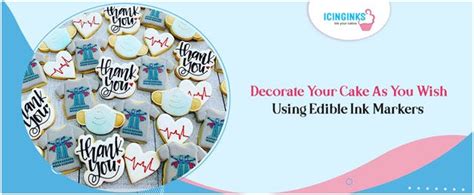 Decorate Your Cake As You Wish Using Edible Ink Markers By Stassy