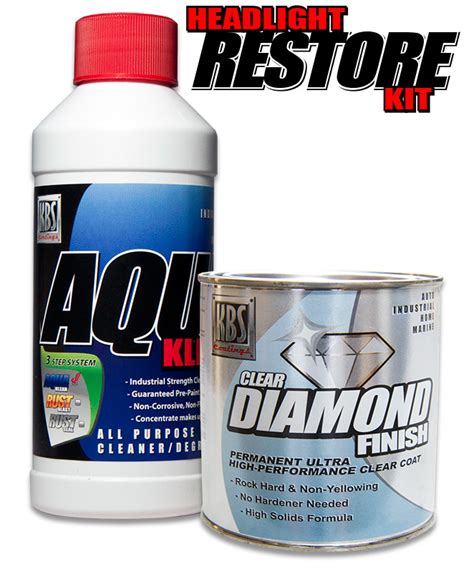 Headlight Restore Kit Guaranteed Solution For Dull Cloudy Headlights