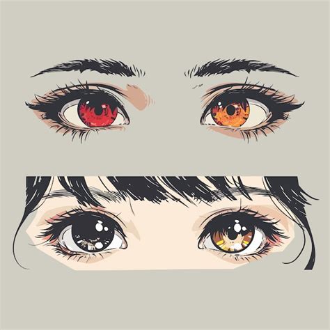 Premium Vector Manga Girl Eyes