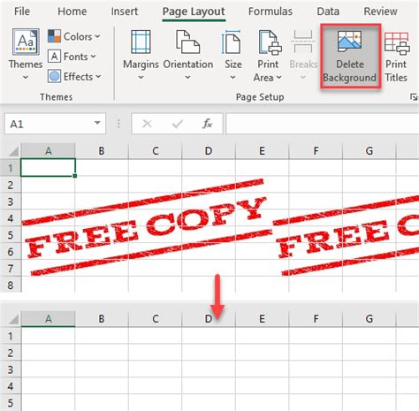 Hướng Dẫn Cách Delete Background Excel Chi Tiết Và đơn Giản