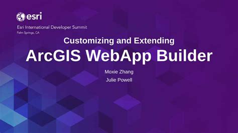 PDF ArcGIS WebApp Builder Builder Architecture Design Principles