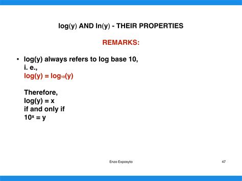 Maths Symbols Exponentials Logarithms And Their Properties Ppt