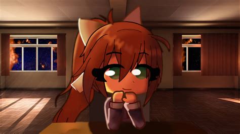 Ddlc Just Monika In Gacha Club By Ppgrules945 On Deviantart