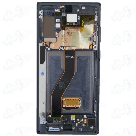 Samsung Note Plus LCD With Touch Frame Aura Black Parts Cells