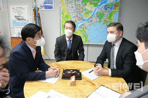 주한 에스토니아 스텐 슈베데 대사 스마트시티 세종시 방문