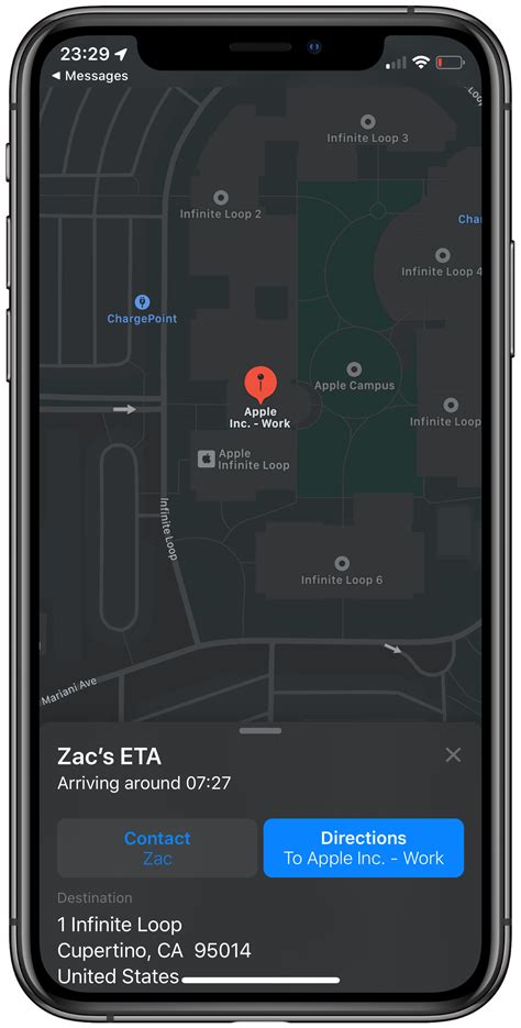 ios 13 apple maps share your live route eta with a friend 9to5mac