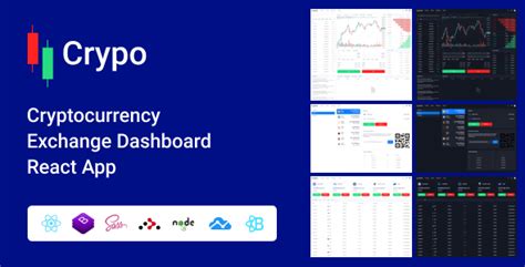 Crypo Cryptocurrency Exchange Dashboard React App Bootstrap
