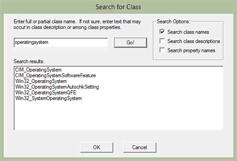 Free Wmi Administrative Tools Wmi Object Browser And Wmi Cim Studio