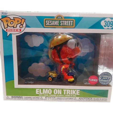 Figurine Elmo On Trike Sesame Street Funko Pop Animation 309