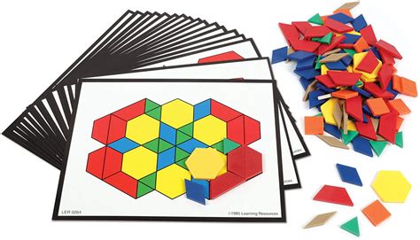 ler0335 learning resources pattern block activity set lokotoys