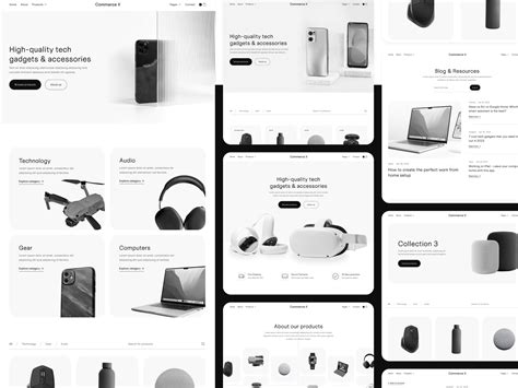 Commerce X Ecommerce Webflow Template On Behance