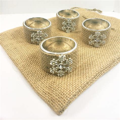 Burlap Napkin Rings Etsy
