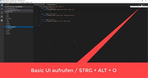 Smart Home Openhab 2 Visual Studio Code Editor