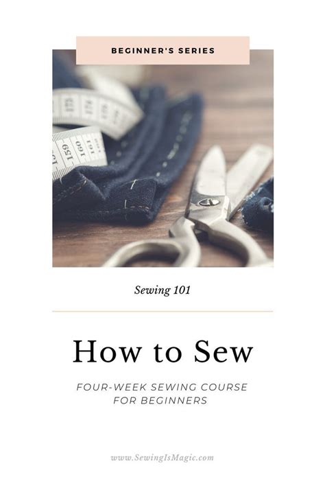 Learn How To Sew Beginner Sewing Course Artofit