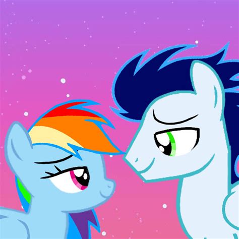Mlp Soarindash Looking Deep Into Your Eyes By Mlplary6 On Deviantart