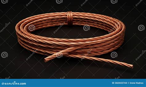 Coil With Wound Wire Icon On White Background Coil Cable Sign