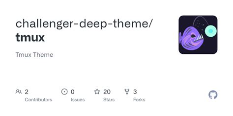 Github Challenger Deep Themetmux Tmux Theme