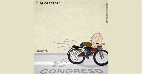 Caricatura A La Carrera