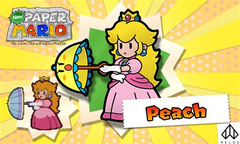 New Paper Mario Peach By Nelde On Deviantart